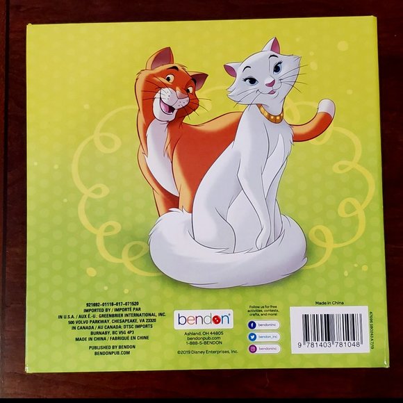 Disney | Other | Brand New Disney The Aristocats Book 29 Hardcover ...